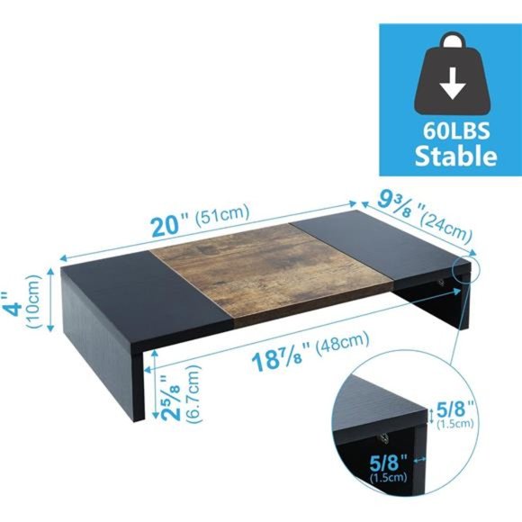 Computers, Laptops & Parts | 2 Inch Modern Monitor Riser Multicolored ...